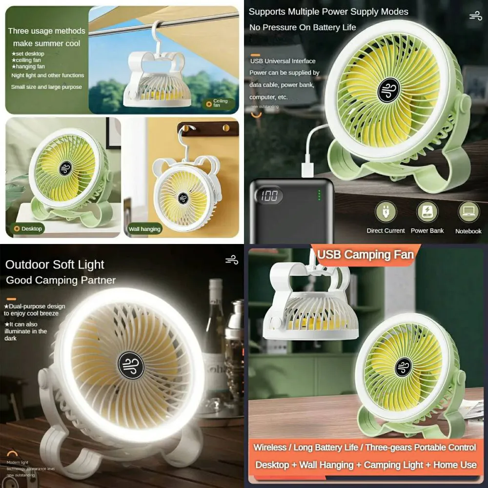 LED light with fan - Khareedo