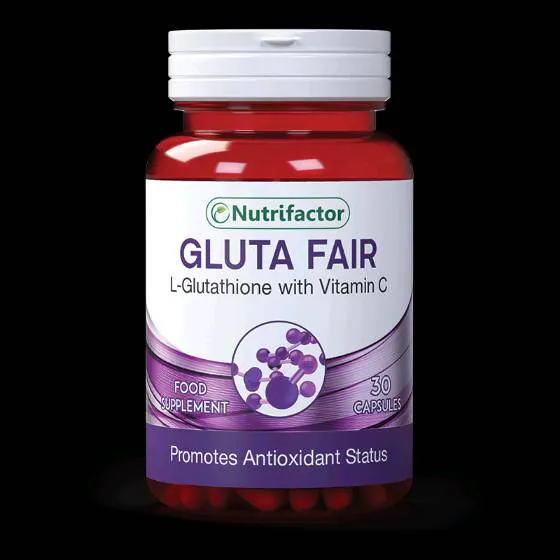 Gluta Fair Cap Nutrifactor 30 caps in one bottle - Khareedo