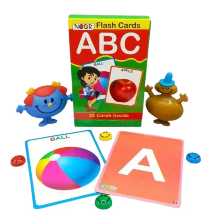 Flash cards Bundle each packed contains 32 cards. ABC 123 Haroof e ...