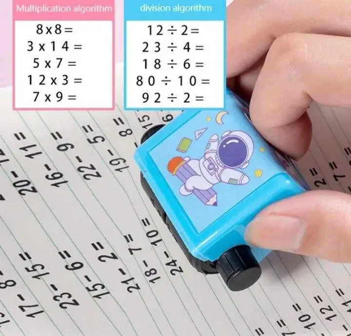 Math Practice Number Rolling Stamp Addition And Subtraction Question ...