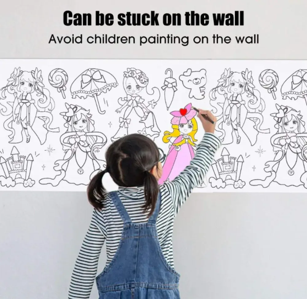 Colouring Roll for Kids | Colouring Wheel | Art Roll | Colouring Fun ...