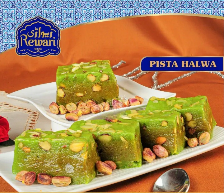 "Best Quality Rewari Pista Halwa 1Kg | Authentic Multani Desi Ghee ...