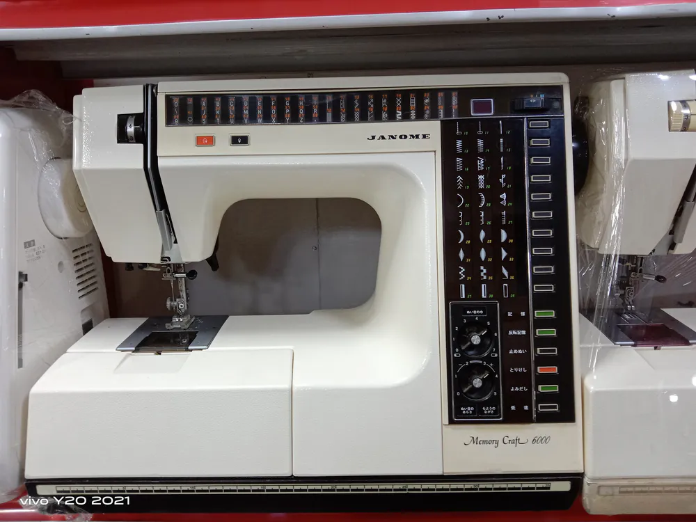 Janome sewing machine memory craft 6000 (110volt) with voltage ...