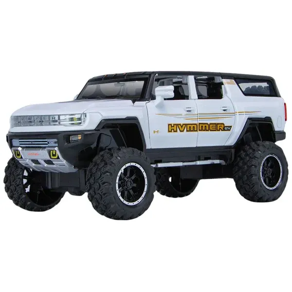 1: 24 GMC Hummer EV SUV Alloy Car Model Diecast cars Metal Off-Road ...